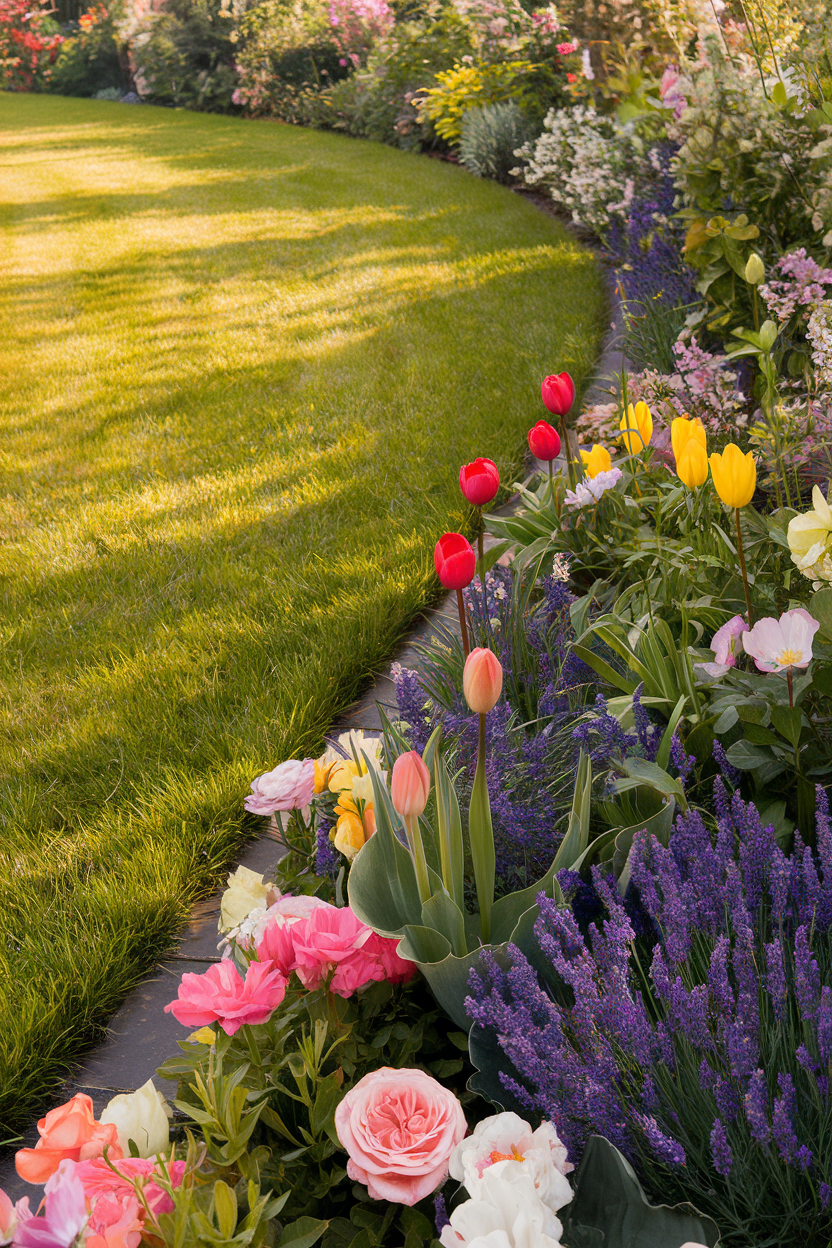 25 Lawn Border Ideas to Define Your Garden Beautifully | DIY Garden